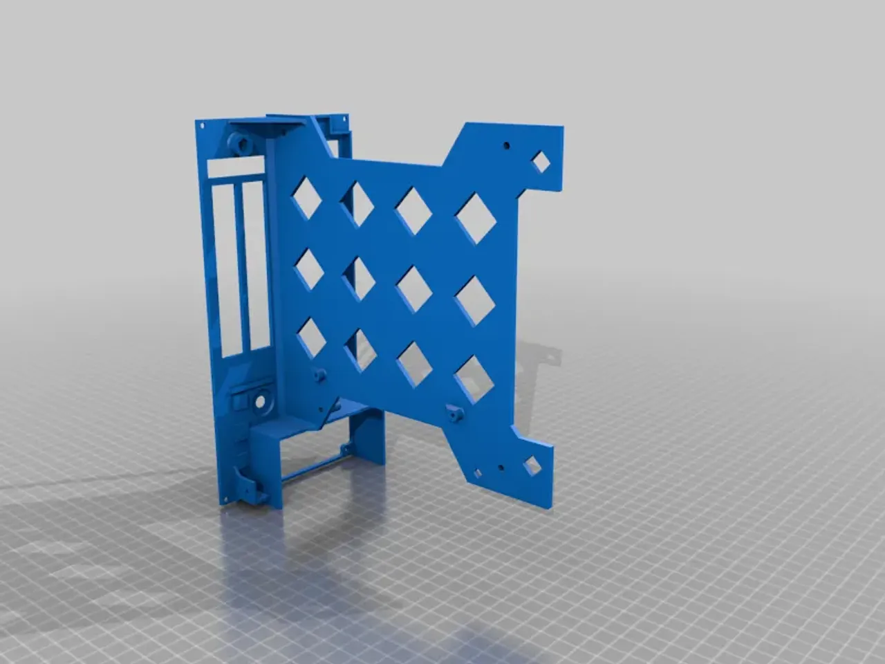 4.7L Mini ITX case, easily printable (2 major pieces), sandwich layout ...