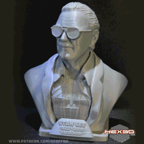 Stan Lee Memorial Print by Hex3D | Download free STL model | Printables.com