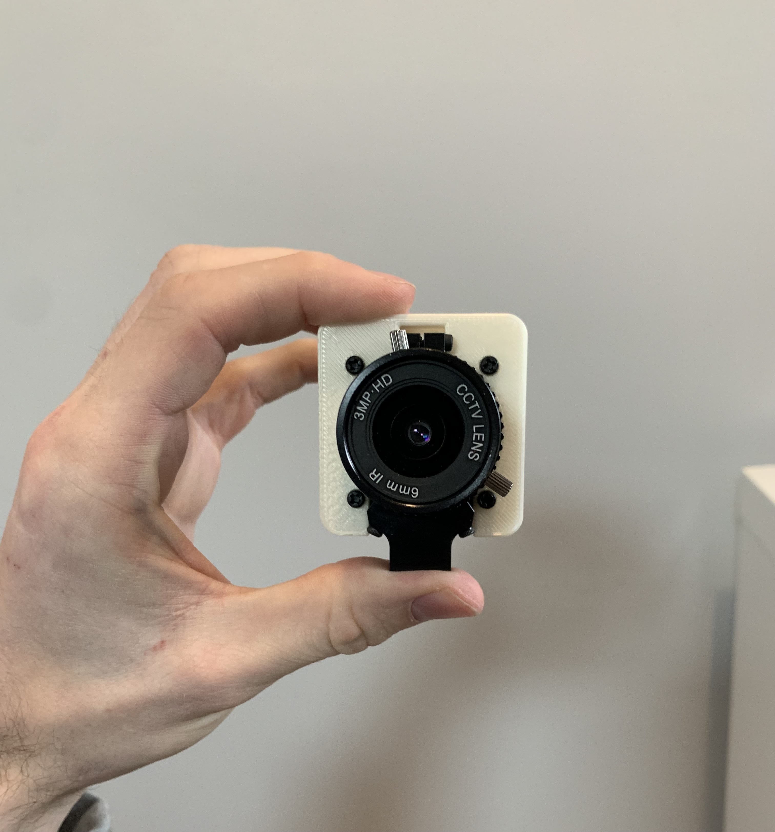 Raspberry Pi HQ Camera Logo Case by PrinterIsComing | Download free STL ...