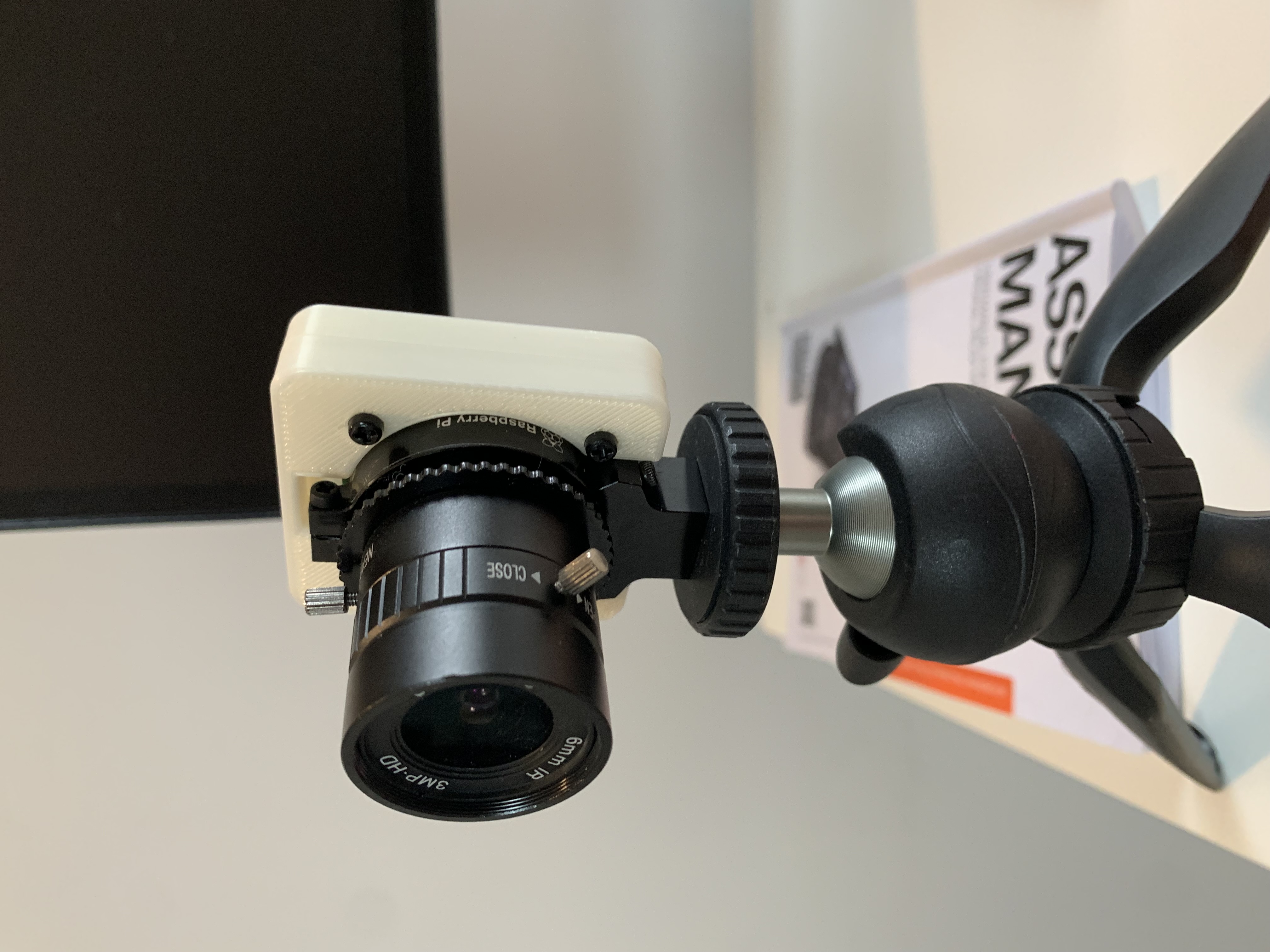 Raspberry Pi HQ Camera Logo Case by PrinterIsComing | Download free STL ...