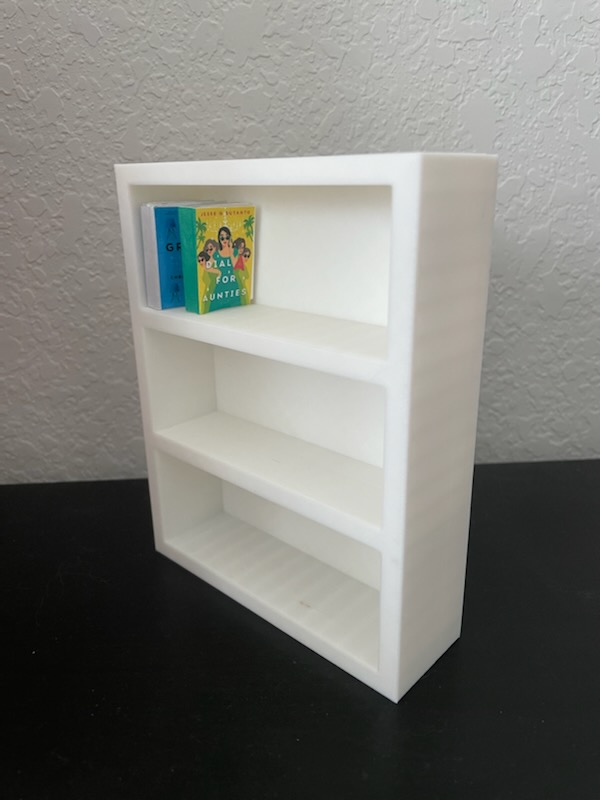 Mini Bookcase by Reecpawn | Download free STL model | Printables.com