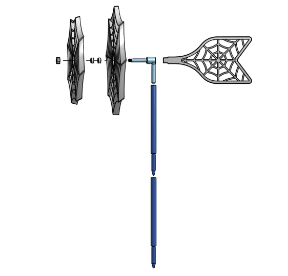 Spider Cobweb Windmill for Halloween by BamBam Design | Download free ...