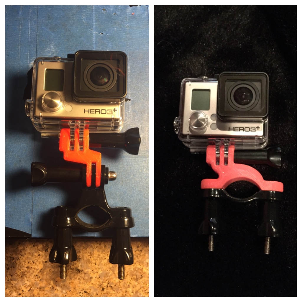 GoPro Center Lens Mount & Adapter by j0ckinjz | Download free STL model ...