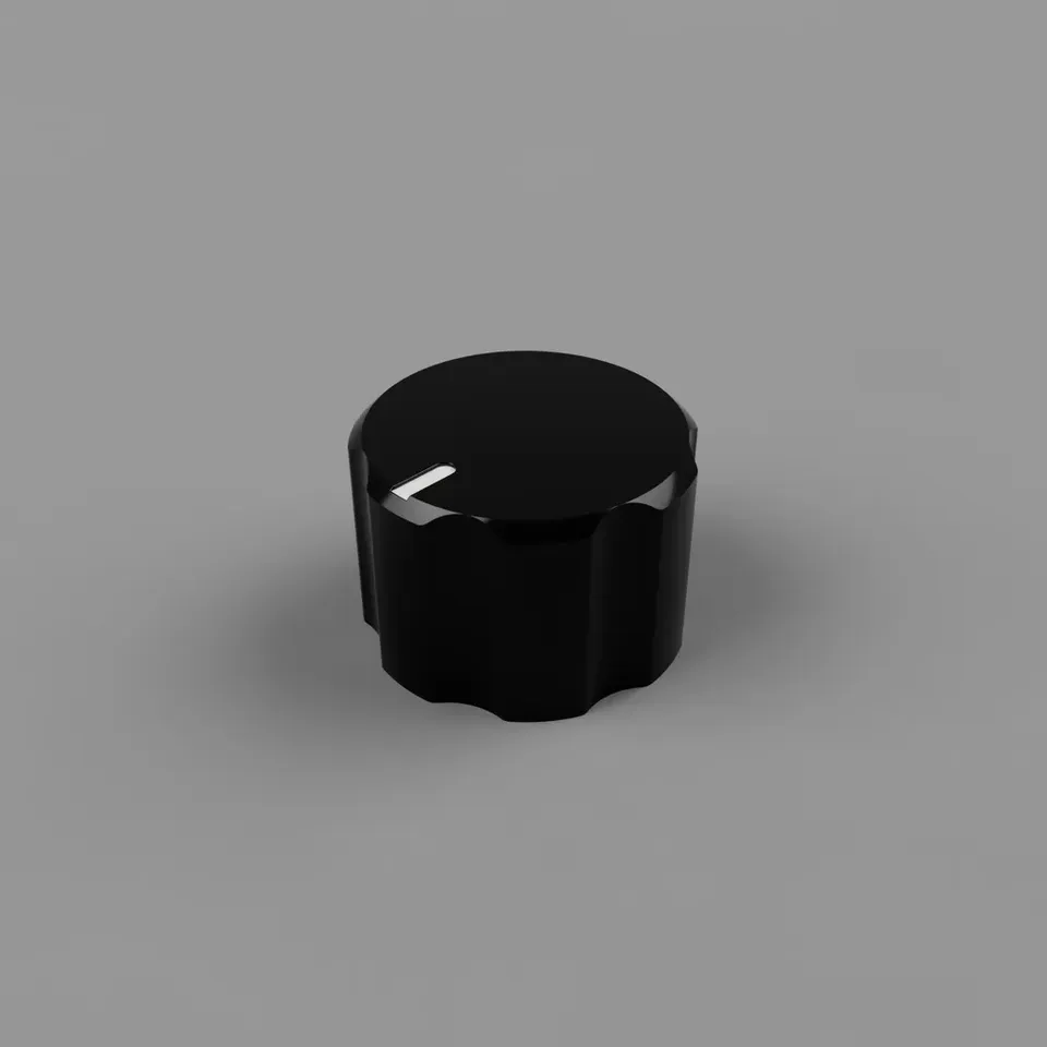 Large Potentiomer Knob by DraftYeti | Download free STL model ...