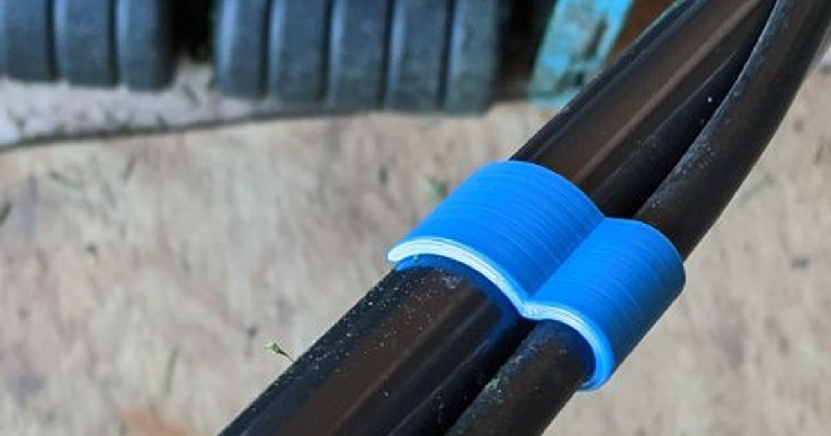 Wire clip (customizable) by ÖE | Download free STL model | Printables.com