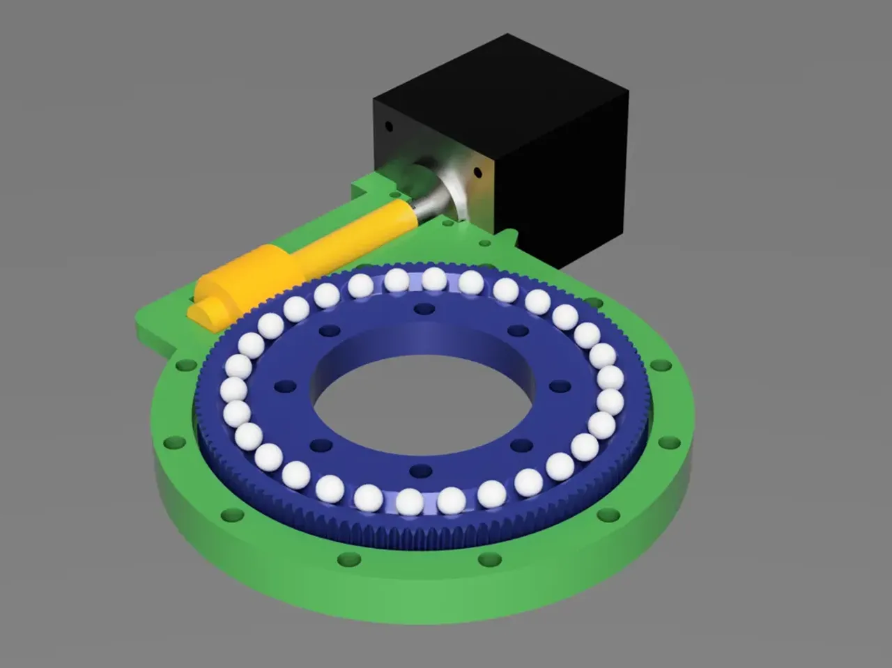 Parametric Slew Drive (v2) by bostwickenator | Download free STL model ...