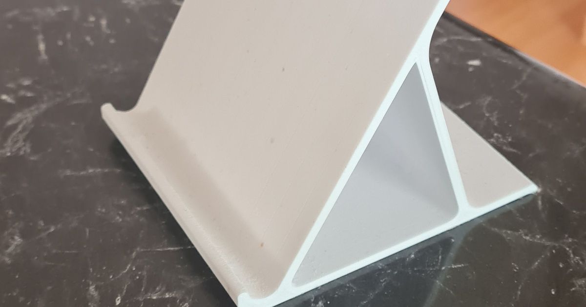 Simple Tablet Stand by StandardPickle | Download free STL model ...