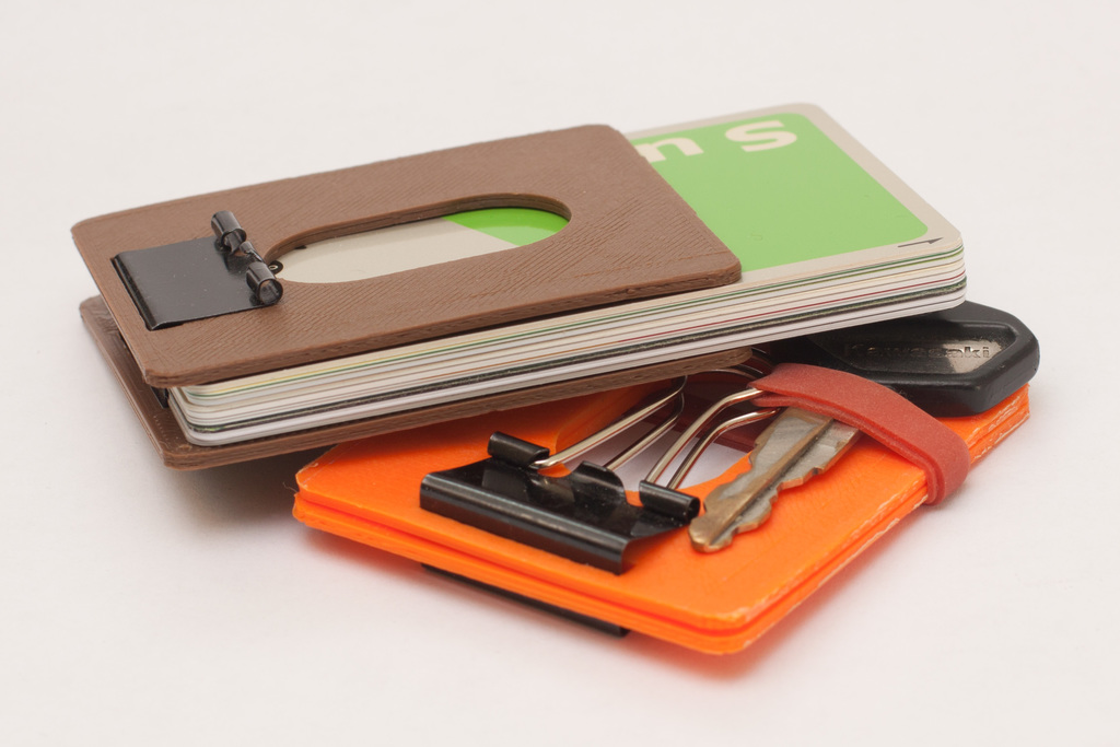 Binder Clip Wallet - Very slim and secure by sperm | Download free STL ...