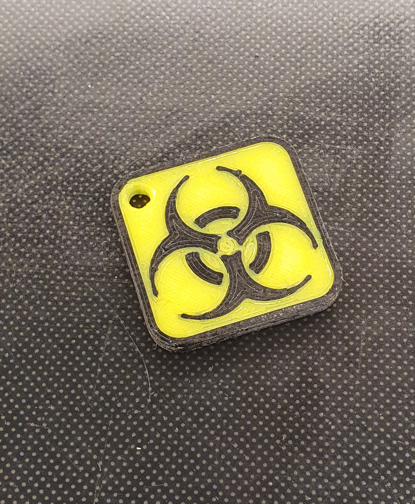 Biohazard Keychain by Janne | Download free STL model | Printables.com
