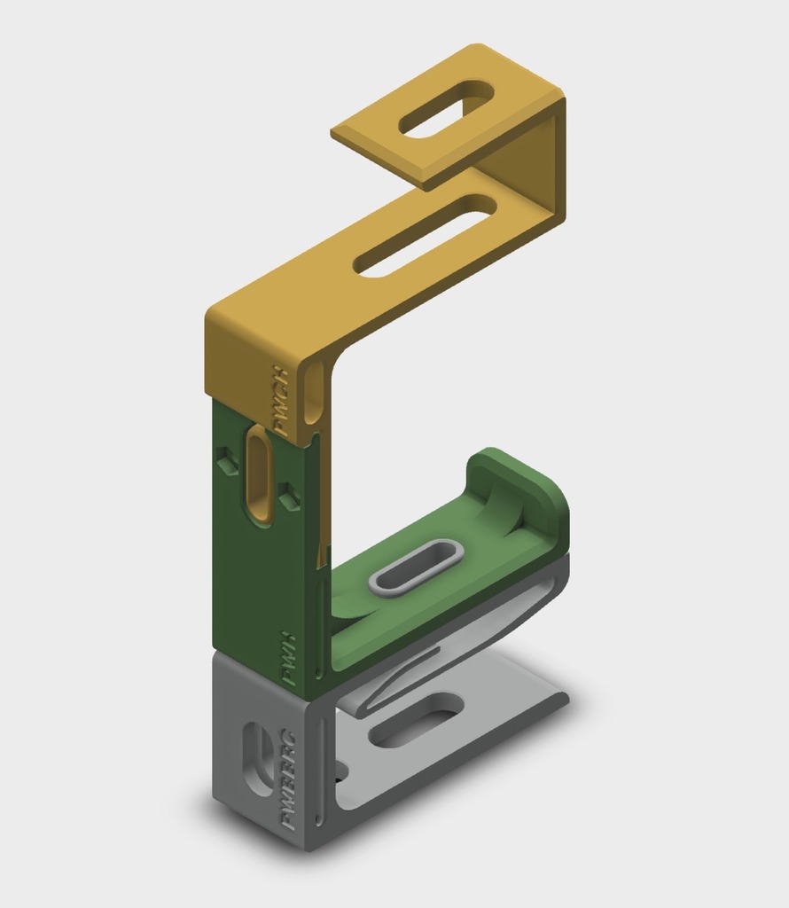 Modular Hook For Helmets and Things by Borderbox | Download free STL ...