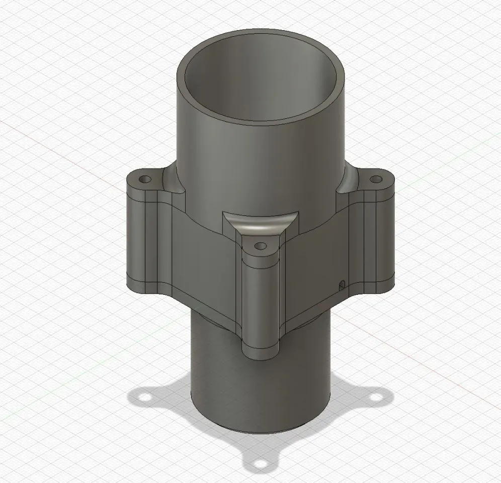 40mm x 28mm inline fan duct by admin | Download free STL model ...
