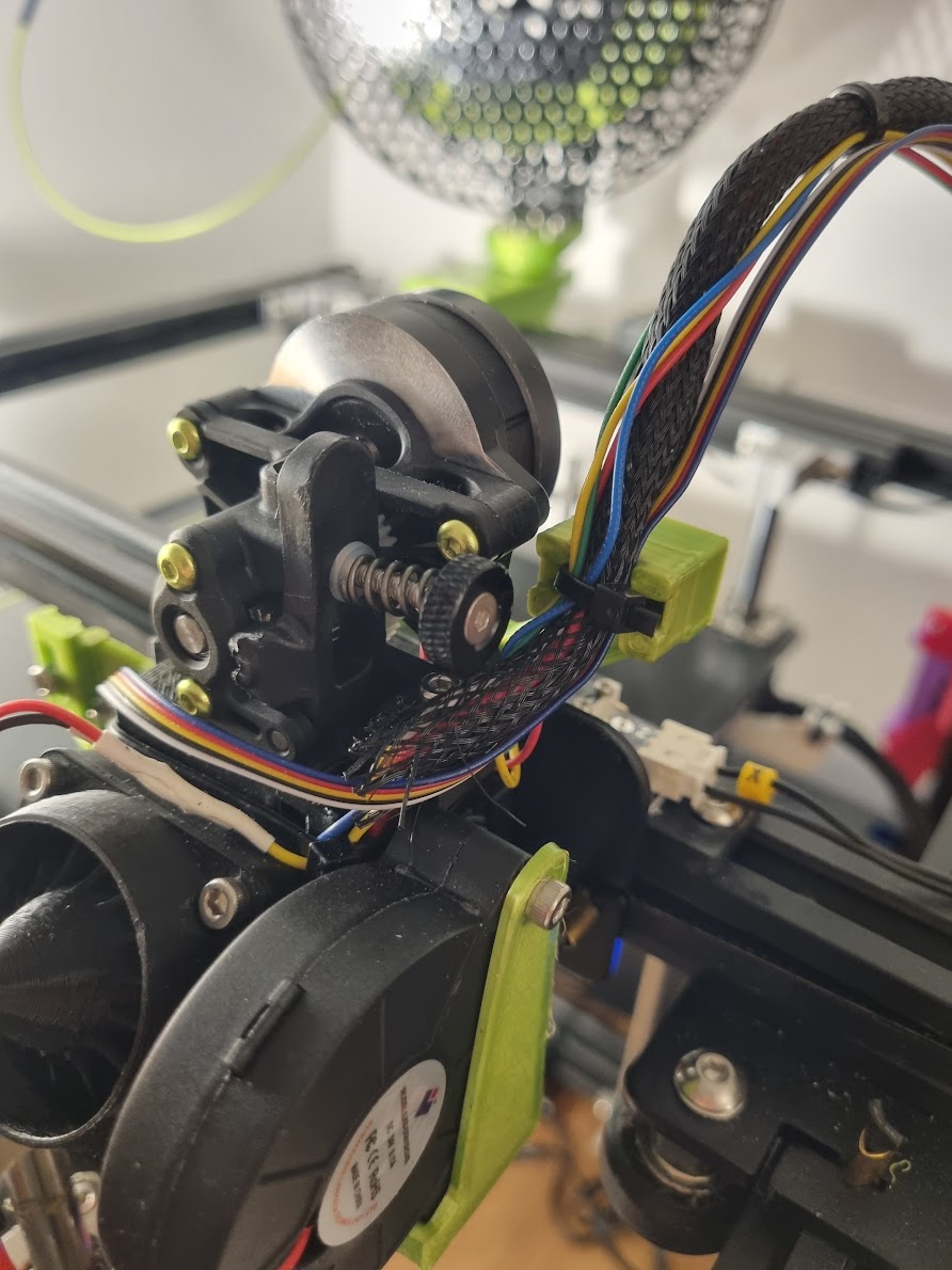 Ender 5 pro herome sherpa mini print head strain relief by karosass1 ...