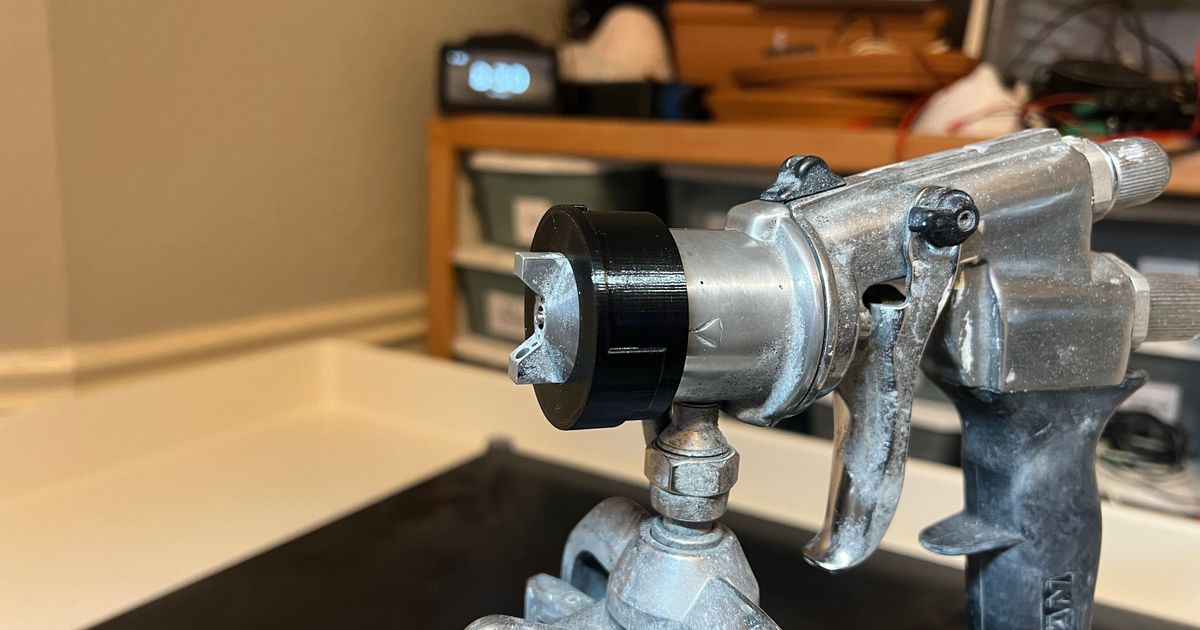 Titan Capspray spray gun cap by Kisssys | Download free STL model ...