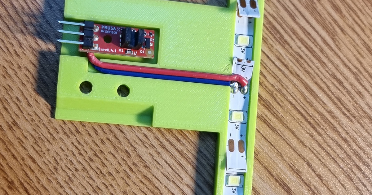 LED Light- Filament Sensor by MBranco | Download free STL model ...