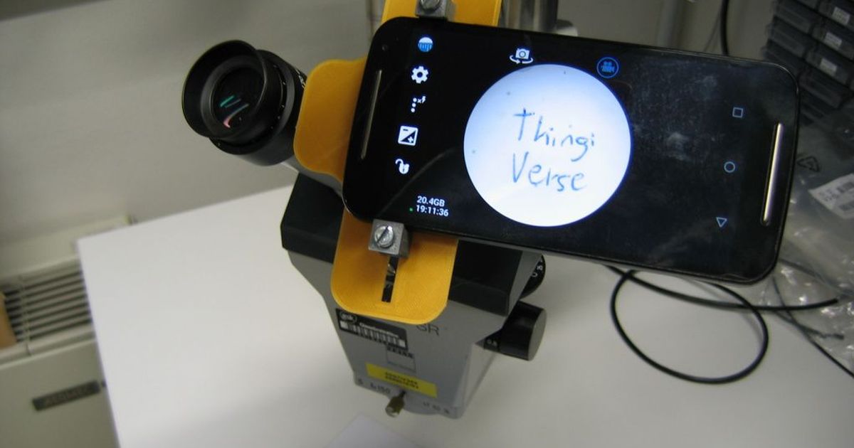 Rudimentary phone / microscope ocular adapter (31-34mm OD) por wavexx ...