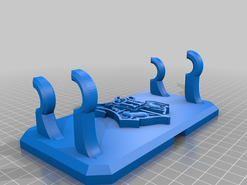 HP Two Wand Wall Mount by Rdw5e3 | Download free STL model | Printables.com