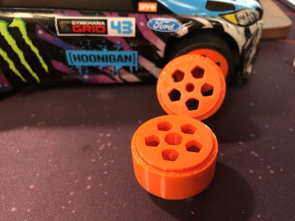 HPI Micro RS4 Front and Rear Wheels for D Compound Tires by Rdw5e3 ...