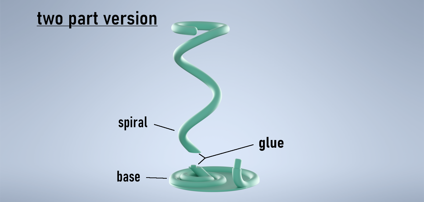 toothbrush holder - filament spiral by JustTry | Download free STL ...