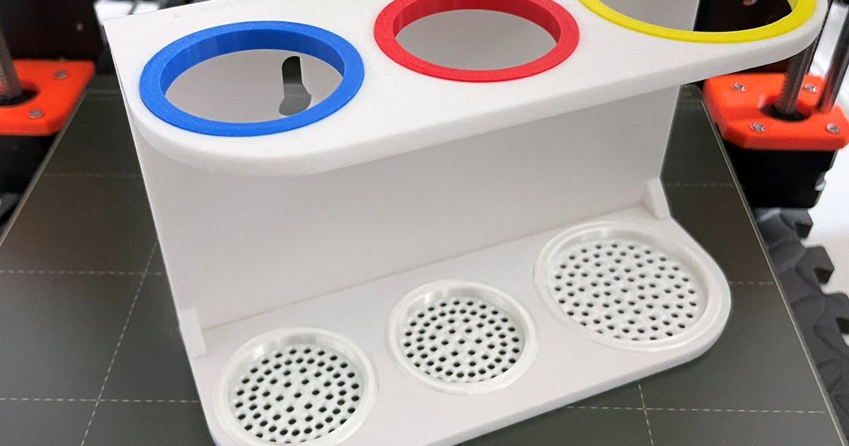 Toothbrush and Toothpaste Holder by WikiZell | Download free STL model ...