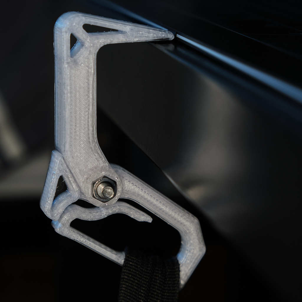 Compact Folding Backpack Hanger v2.0 by jackw01 | Download free STL ...