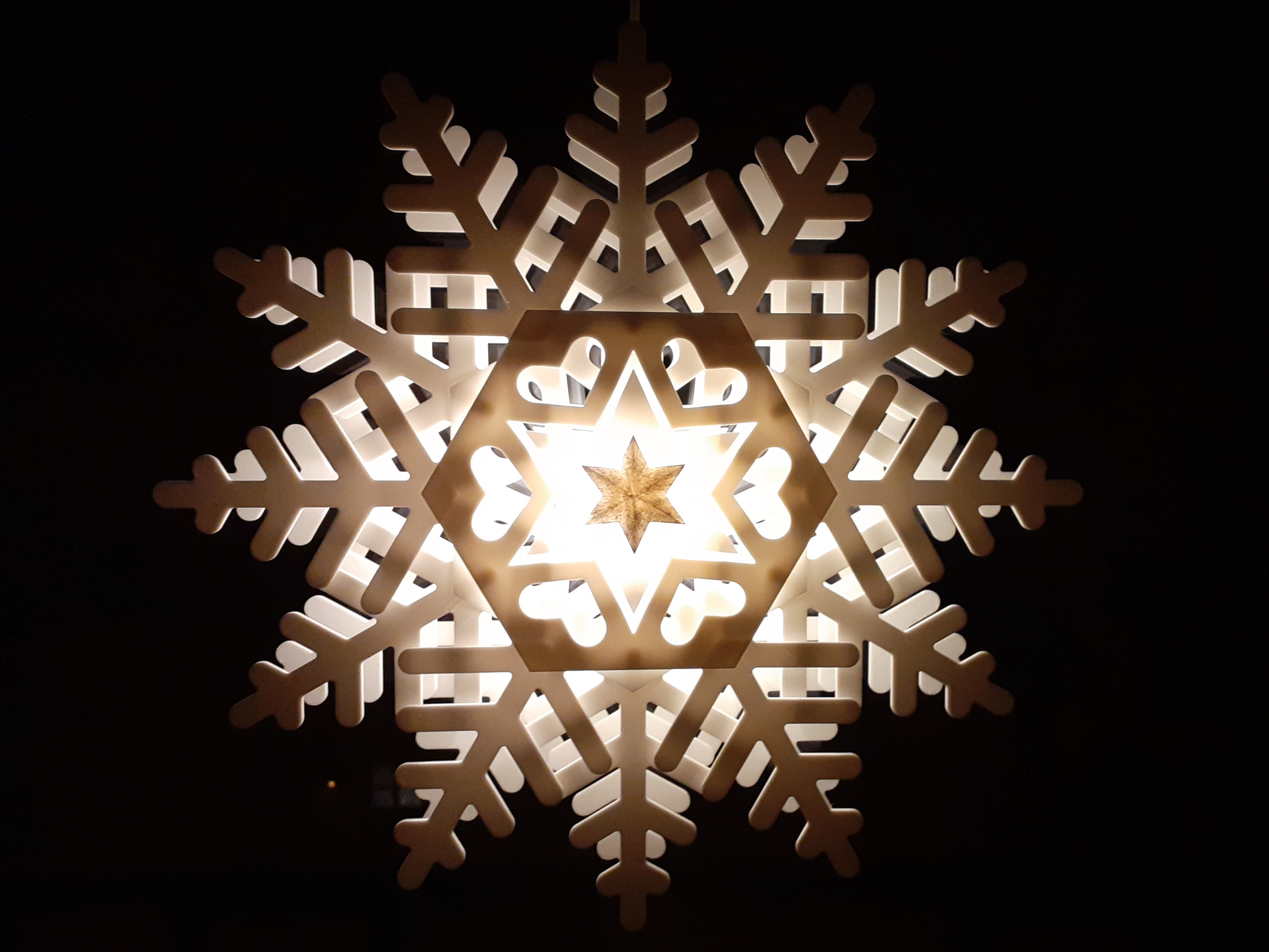 Big shining snowflake by 3D-decor | Download free STL model ...