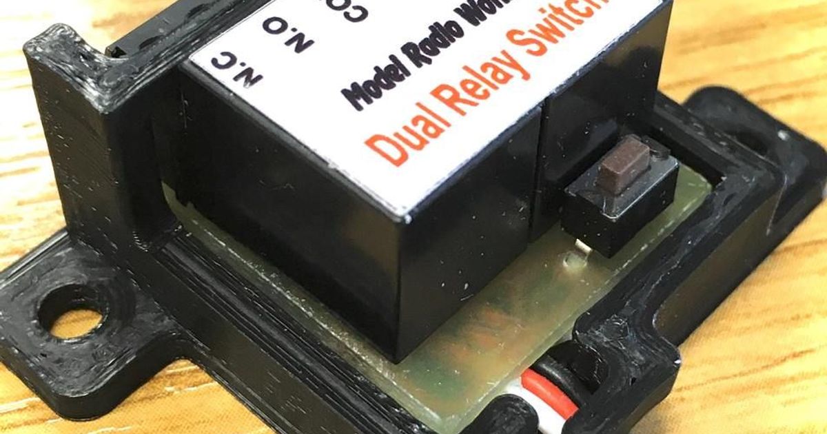 Relay Switch - holder by JamesR5D4 | Download free STL model ...