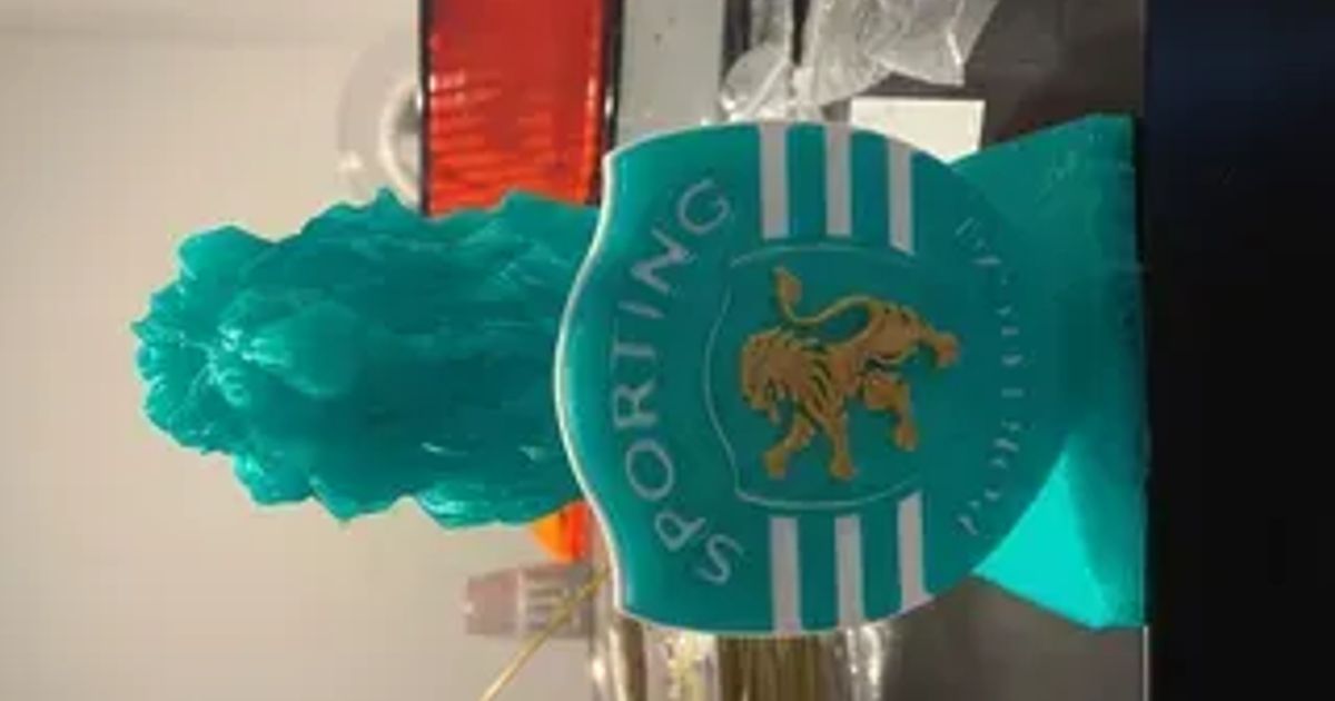 Sporting (SCP) Logo Lion base by trajesus | Download free STL model ...