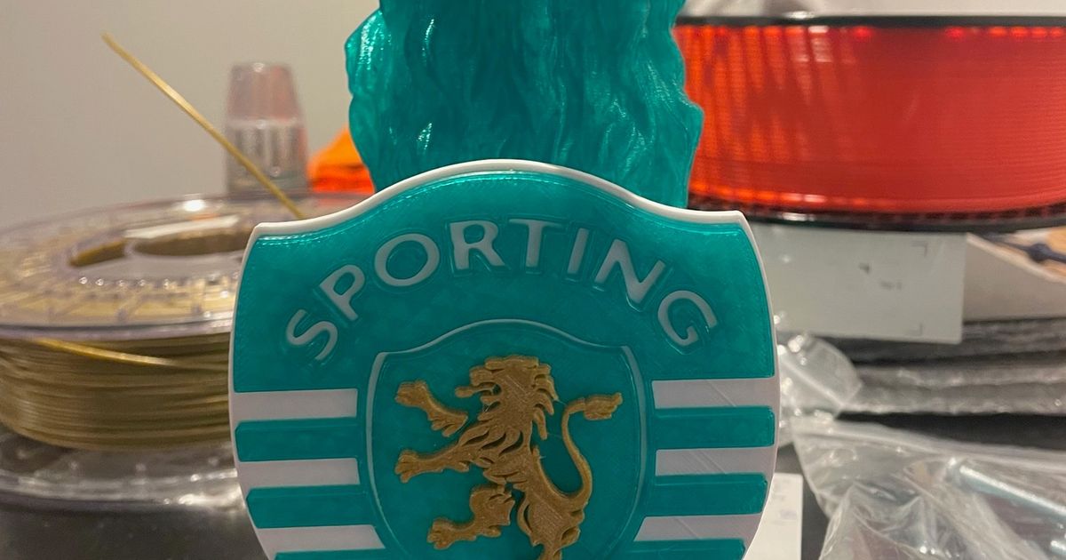 Sporting (SCP) Logo Lion base by Tiago Jesus | Download free STL model ...