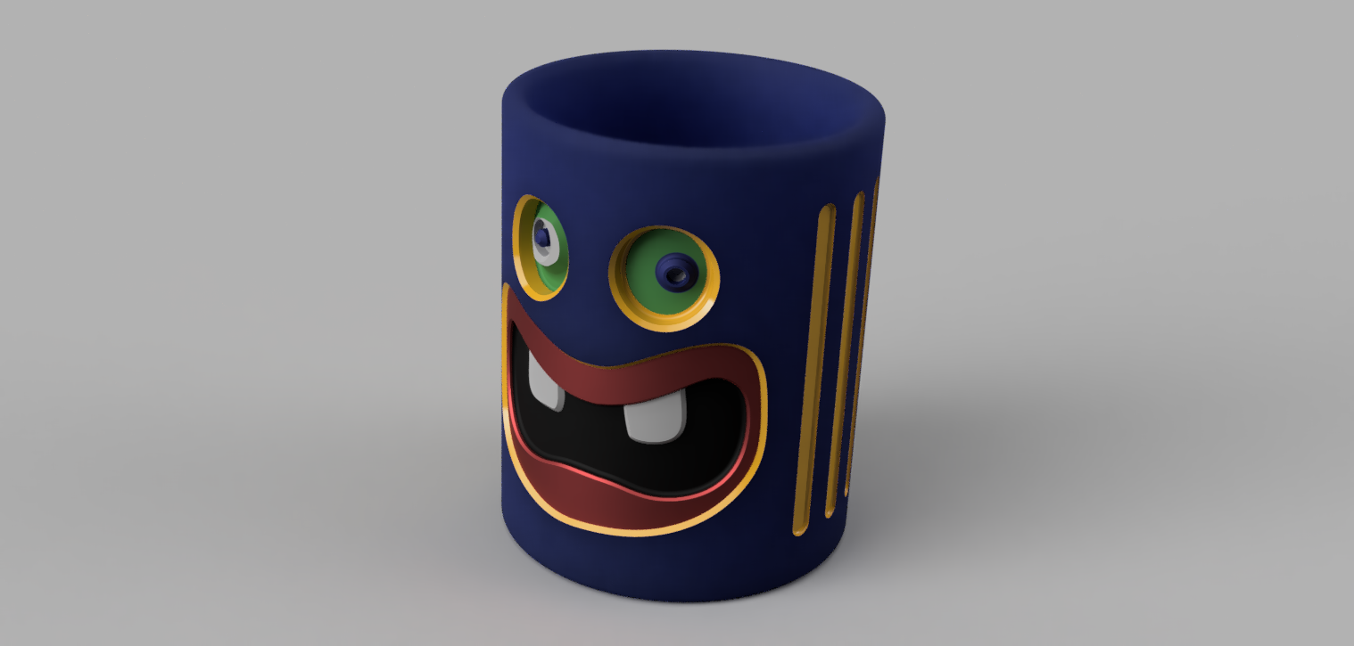 Monster Mug by Somnium | Download free STL model | Printables.com