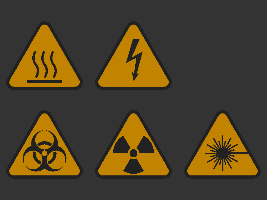 Hazard Signs by Jack | Download free STL model | Printables.com