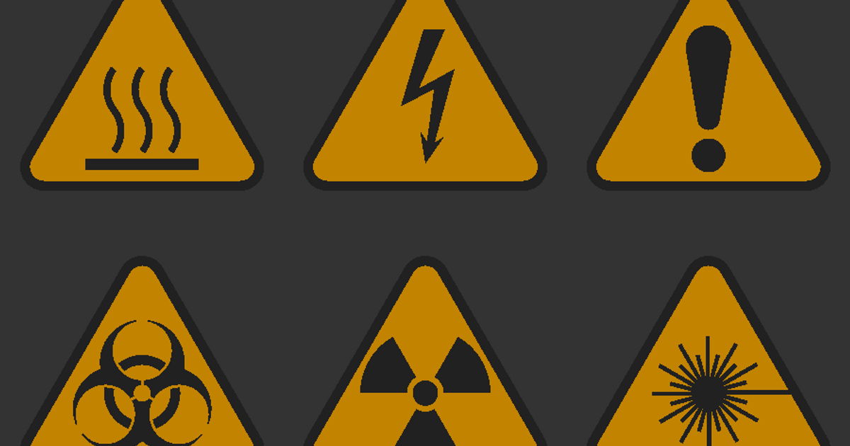 Hazard Signs by Jack | Download free STL model | Printables.com