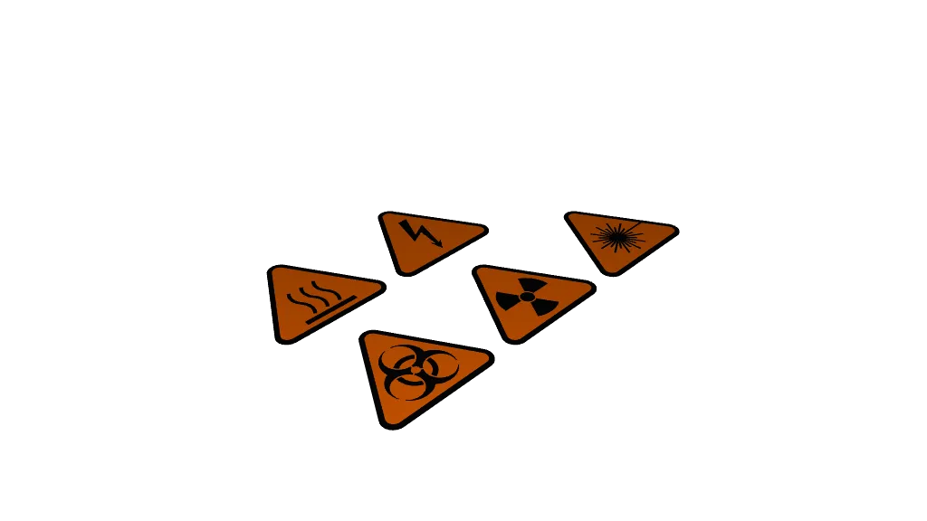 Hazard Signs by Jack | Download free STL model | Printables.com
