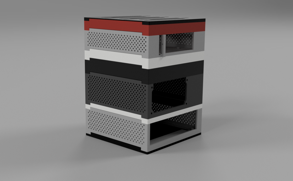 5.0L EXPANDABLE STACKING MINI-ITX SFF PC CASE by lightofhonor ...