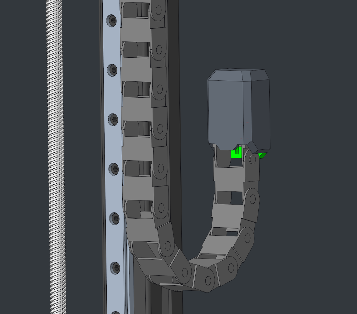 Fastener for Igus Chain on VCore3 by D!nu | Download free STL model ...