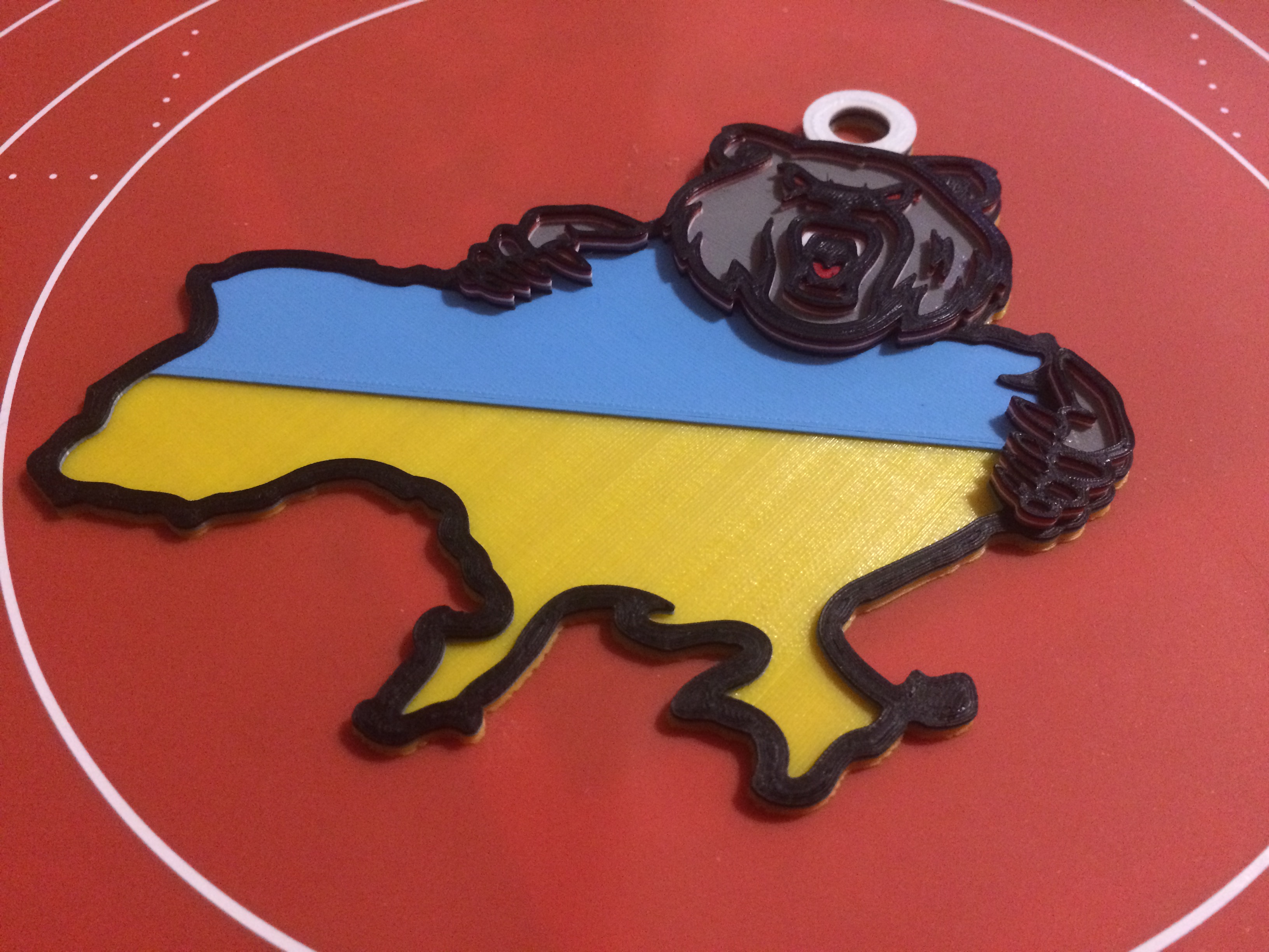 Bear attacked Ukraine (no MMU needed) by SHR3D.eu | Download free STL ...