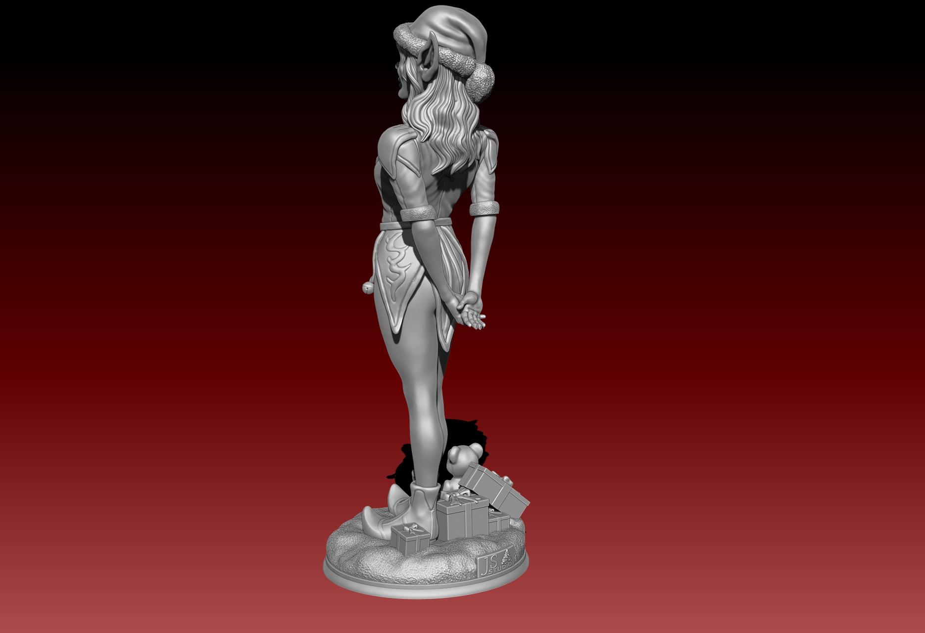 Christmas Elf statue by JS-studio | Download free STL model | Printables.com