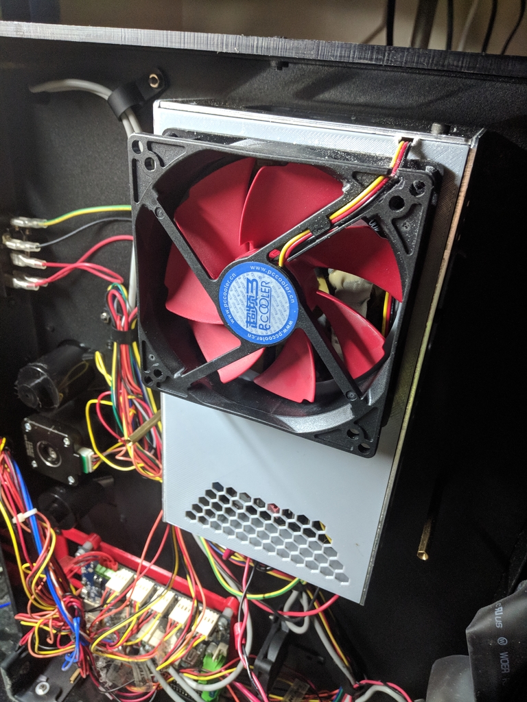 Mean Well SP-320-24 PSU 100mm Fan Cover by jslaker | Download free STL ...