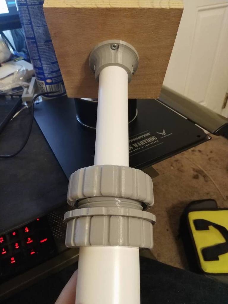 Telescoping PVC Collet - 1" to 1.5" by jslaker | Download free STL ...