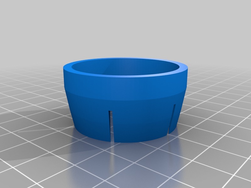 Telescoping PVC Collet - 1" to 1.5" by jslaker | Download free STL ...