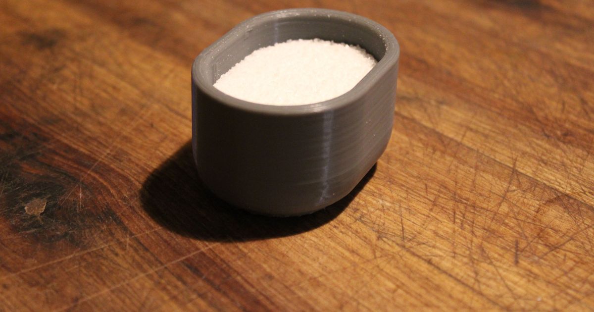 Minimal salt bowl by Arsen | Download free STL model | Printables.com