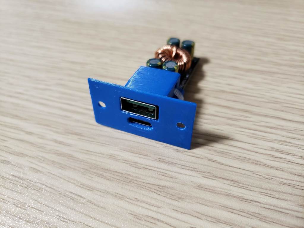 USB Type-C 30w board panel mount by Red Haniwa | Download free STL ...