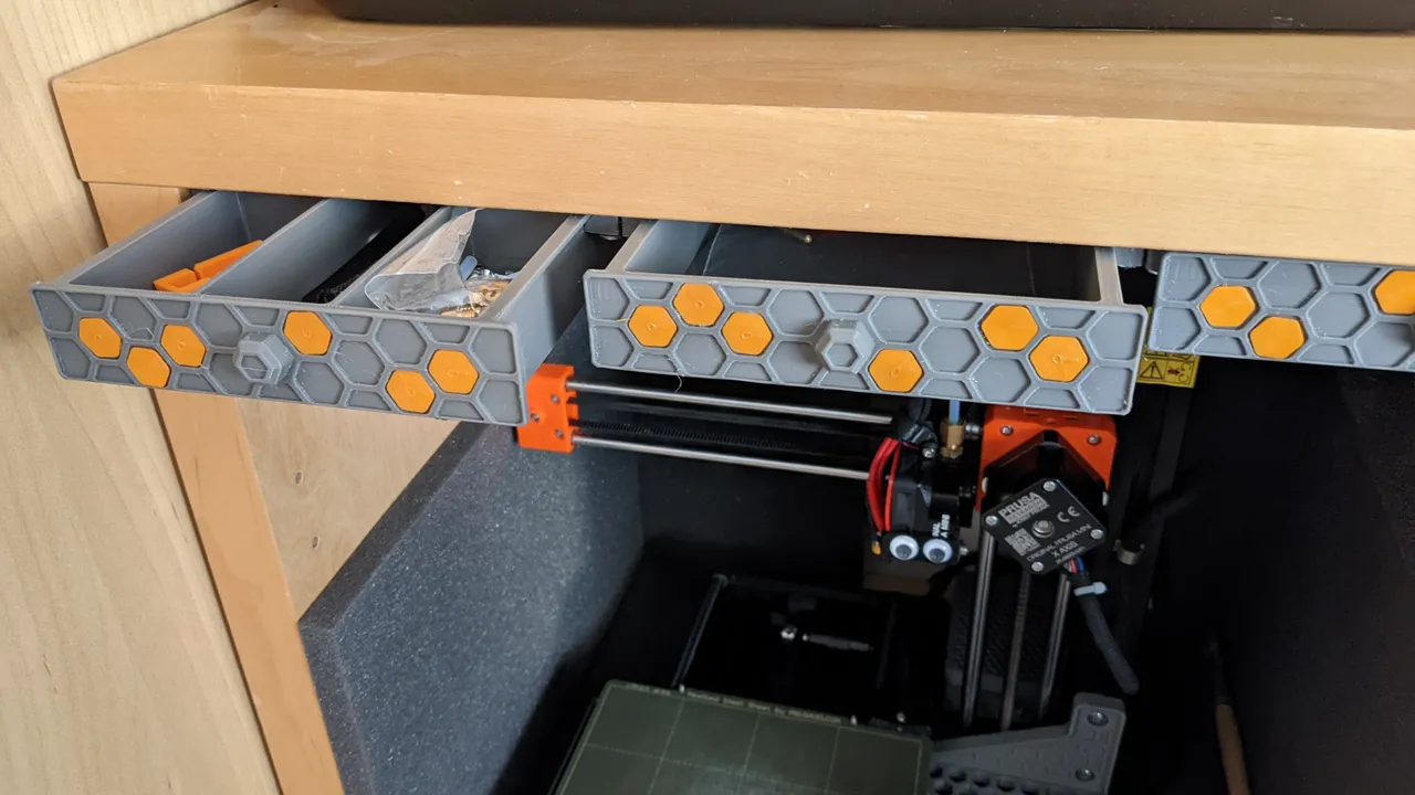 Drawer Hexagon by trstn | Download free STL model | Printables.com