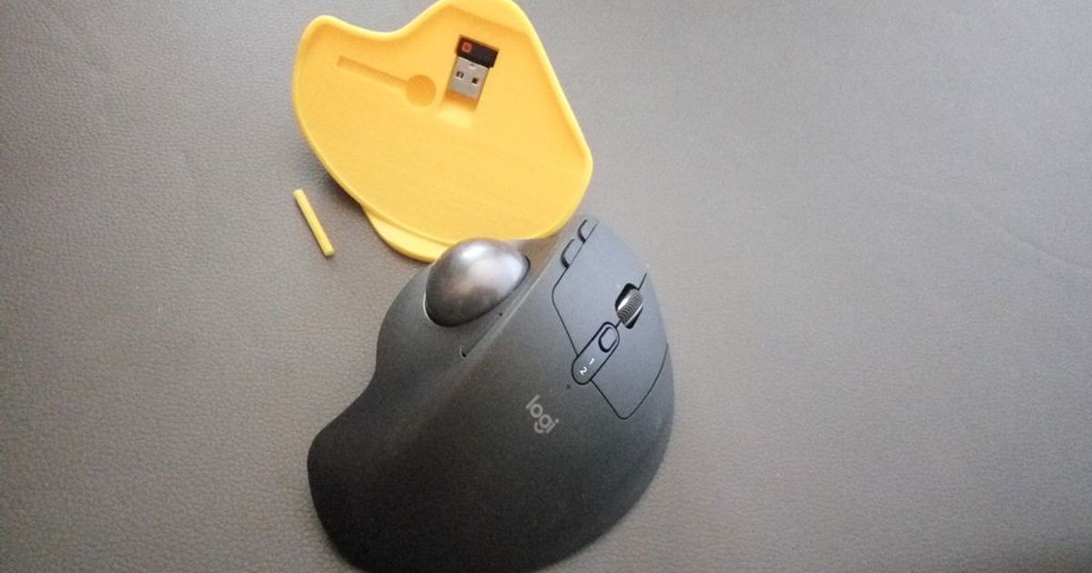 Logitech MX Ergo 40° Stand with Dongle and Cleaning Stick storage par ...