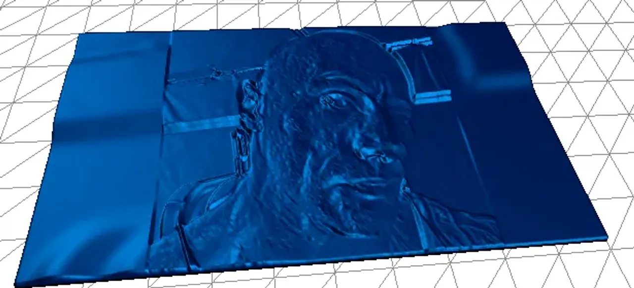 Lithophane of Dwayne the rock Johnson by Creefy FPV | Download free STL ...