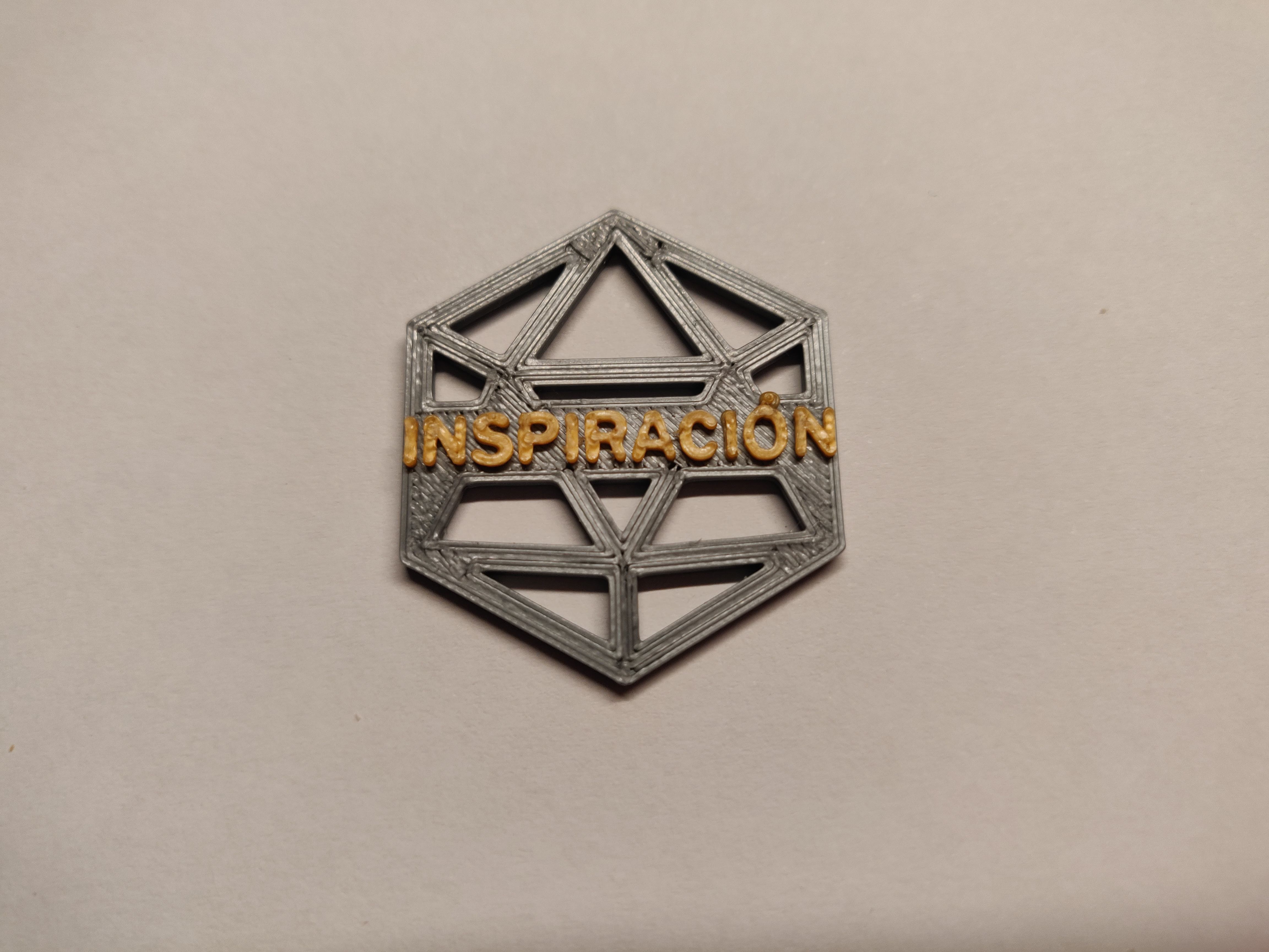 Token Inspiración para dragones y mazmorras / Inspiration Token for d&d ...