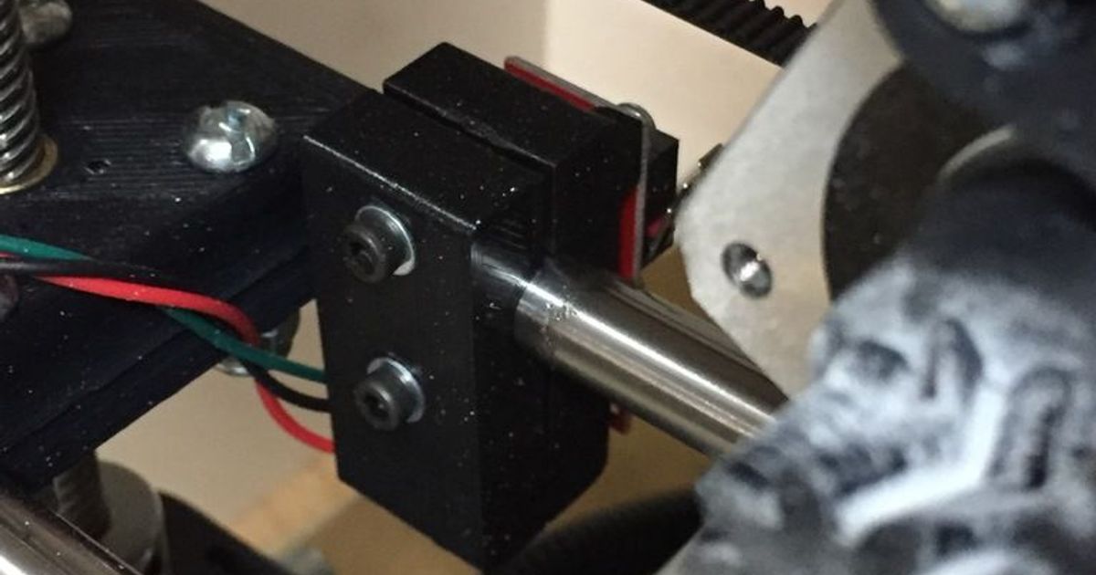 End Stop Holder for 10mm Rod by ChuckTheSquirrel | Download free STL ...