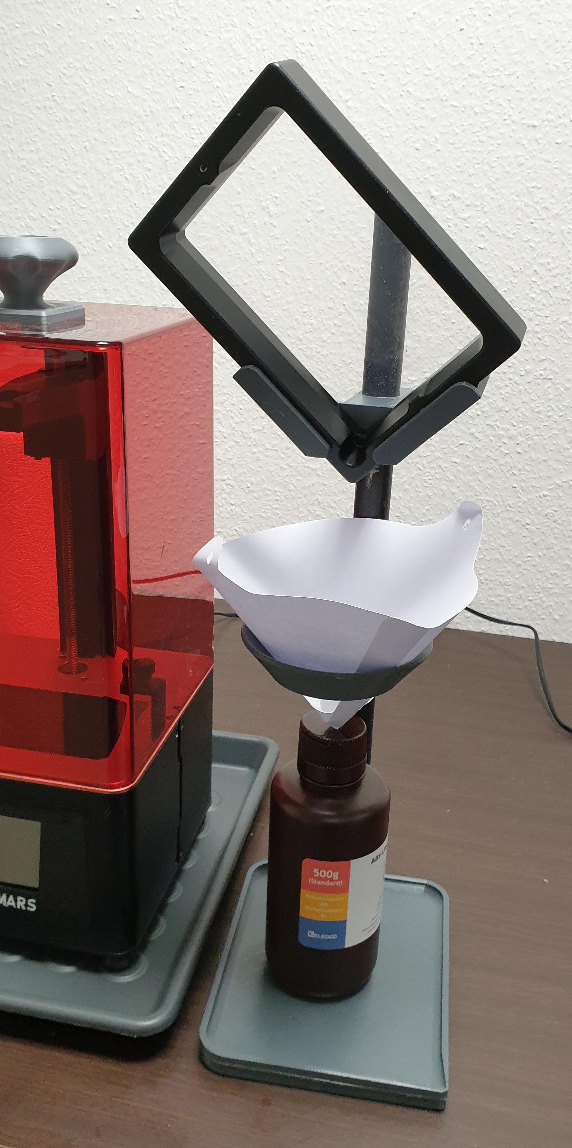 Elegoo Mars Resin-Filter Holder by SplinterPrinter | Download free STL ...