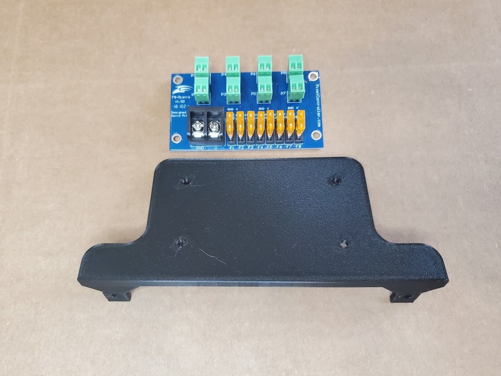 Falcon F8 Distro PSU Mount by Derik Whittaker | Download free STL model | Printables.com