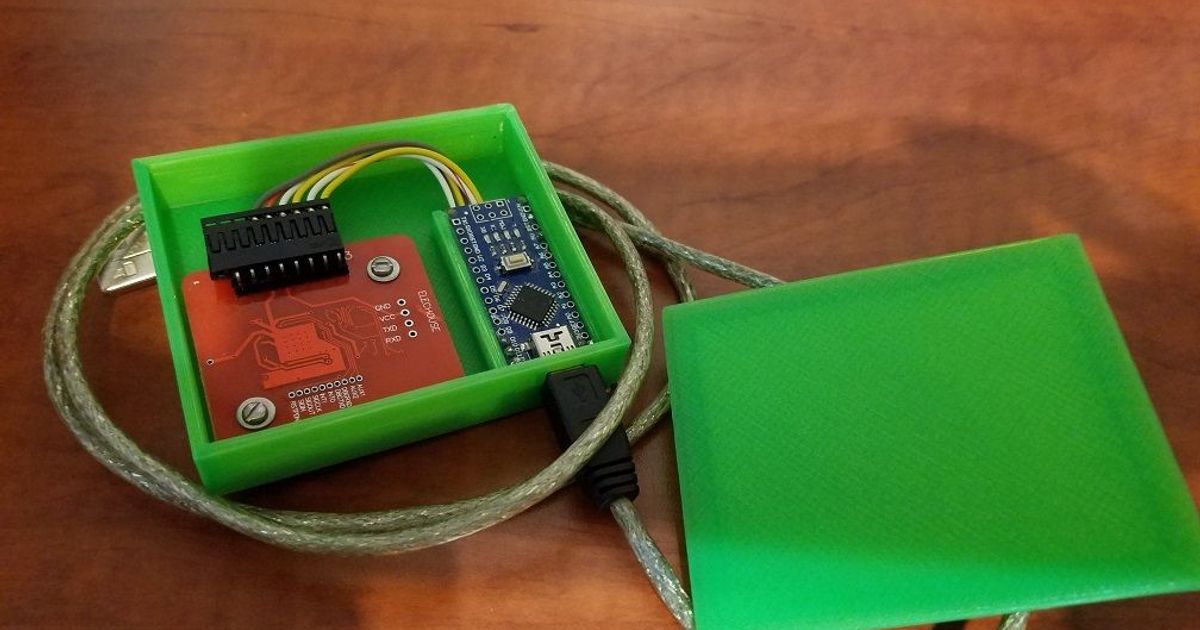 RFID Tag Scanner Case by mjf55 | Download free STL model | Printables.com