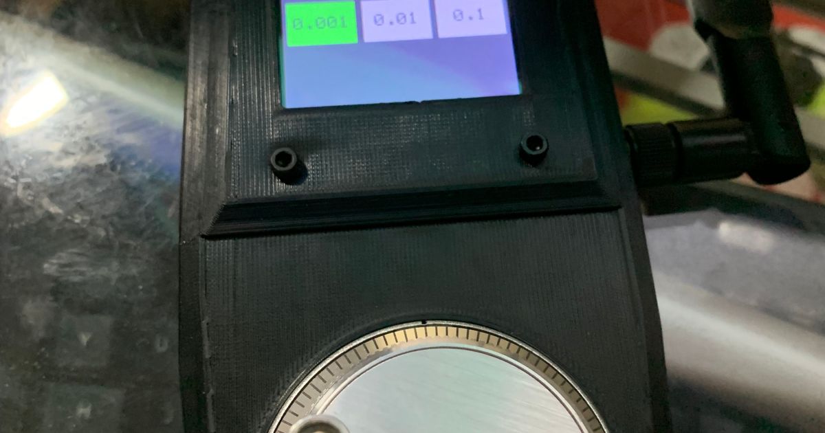 CNC Pendant Case for ESP32 and ILI9341 Display by kethort | Download free STL model | Printables.com